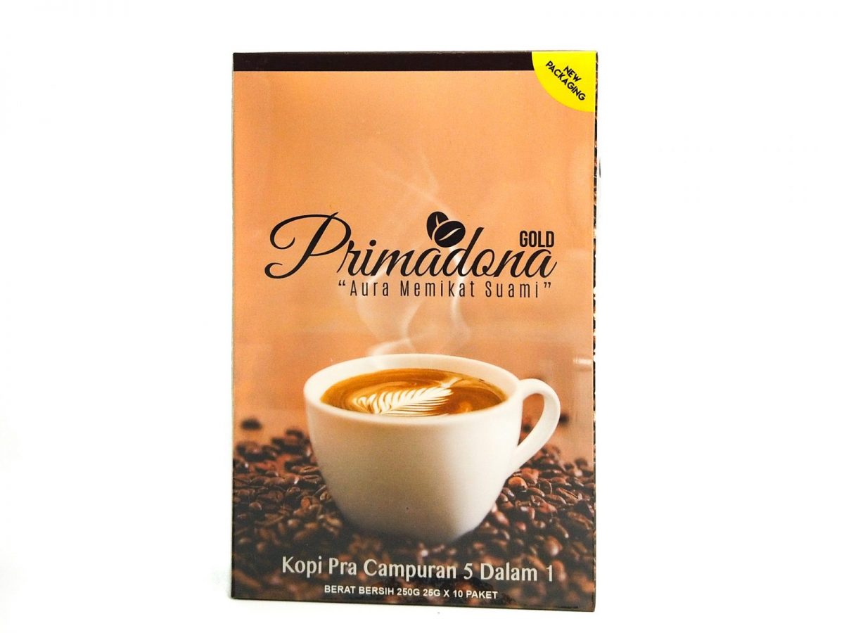 D'Herbs Primadona Gold Kopi Pra Campuran 5 in 1 - Al Nusra SG